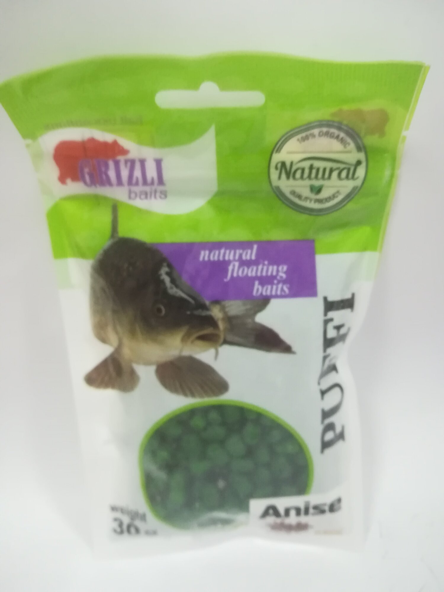 Тесто воздушное Grizzly Baits PUFFI (мини) ANISE 30 гр