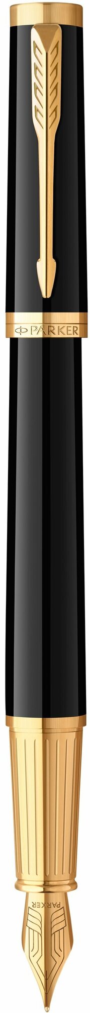 Ручка перьевая Parker "Ingenuity Black GT" перо: F, в подарочной упаковке 2182005