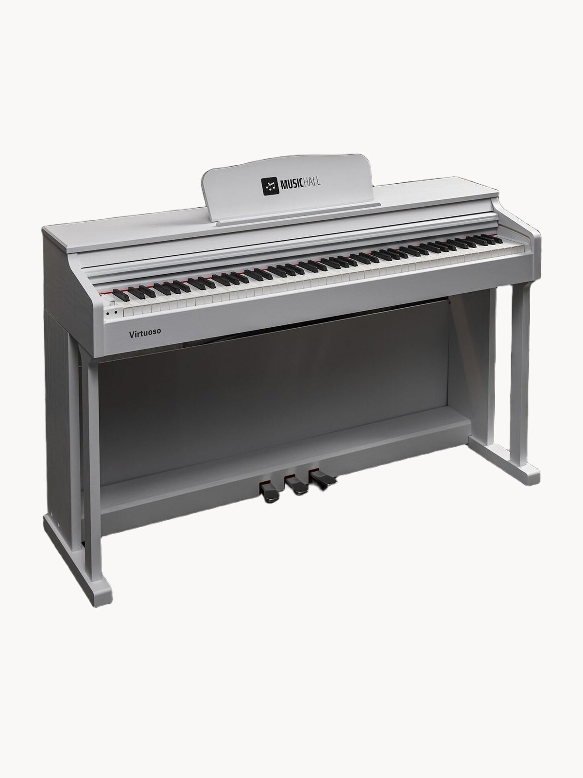 Цифровое пианино в корпусе MusicHall Virtuoso, MIDI, с молоточковой взвешенной клавиатурой, белый