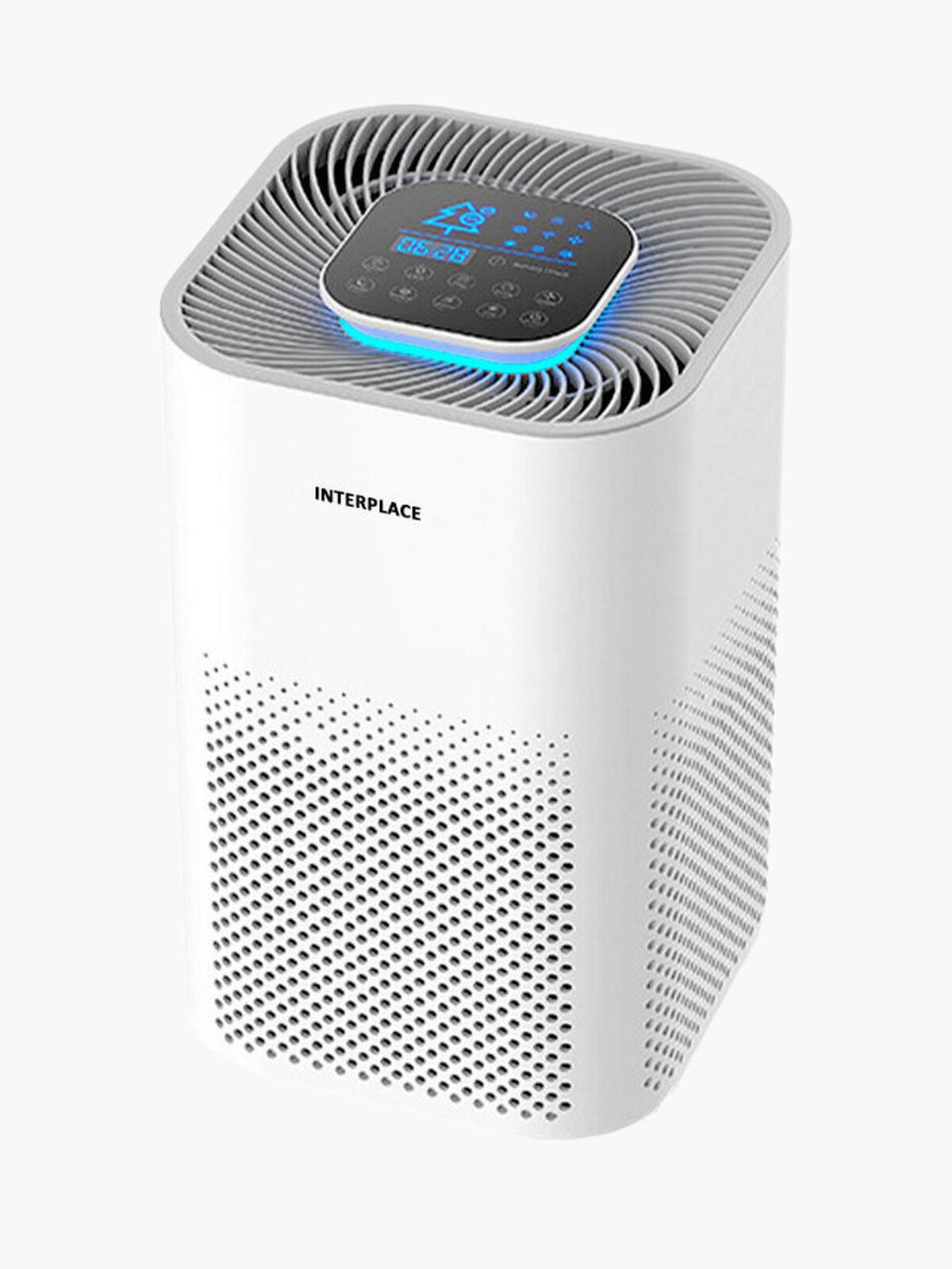 Очиститель воздуха INTERPLACE, ионизатор воздуха, УФ очисткой, поддержка Wi-Fi