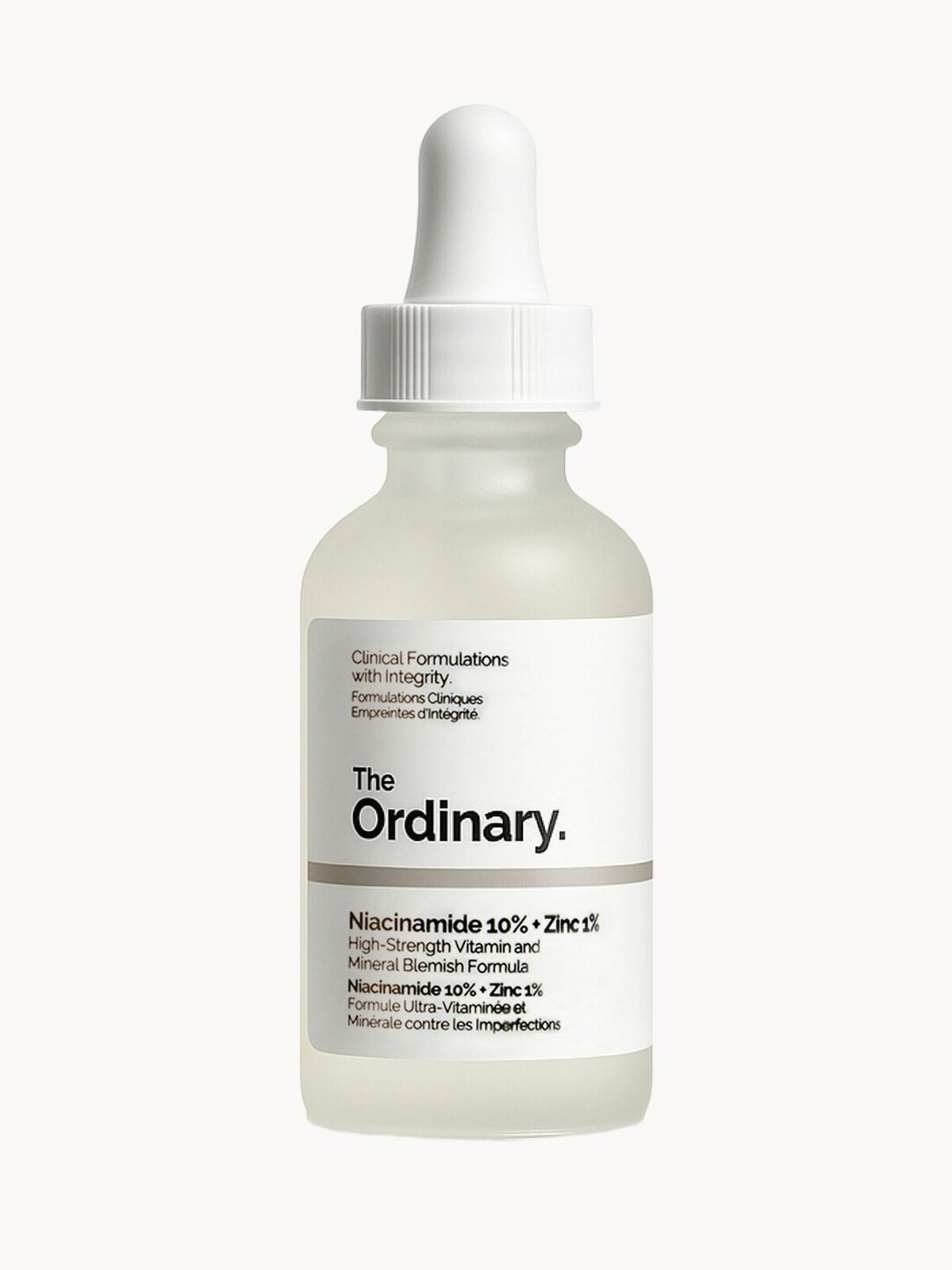 Сыворотка для лица от прыщей и акне Niacinamide 10% + Zinc 1% The Ordinary, объем 30 мл, с ниацинамидом и цинком