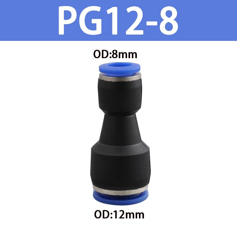 Пневматическая трубка PG серии для быстроразъемных фитингов 10pcs, PG12-8