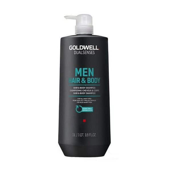 Goldwell Dualsenses For Men Hair and Body - Шампунь для волос и тела 1000 мл