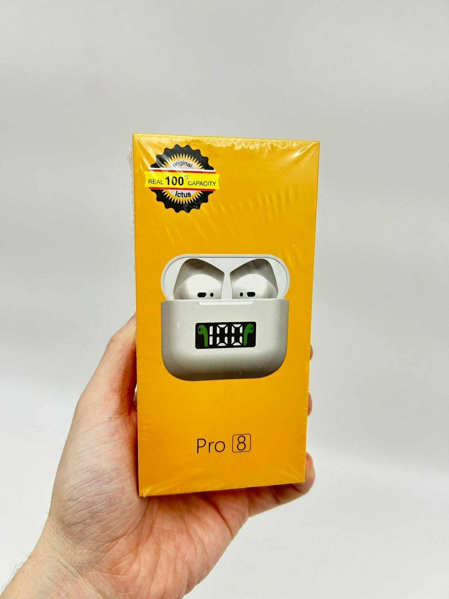 Беспроводные наушники "Pro8" - закрытые наушники с индикацией