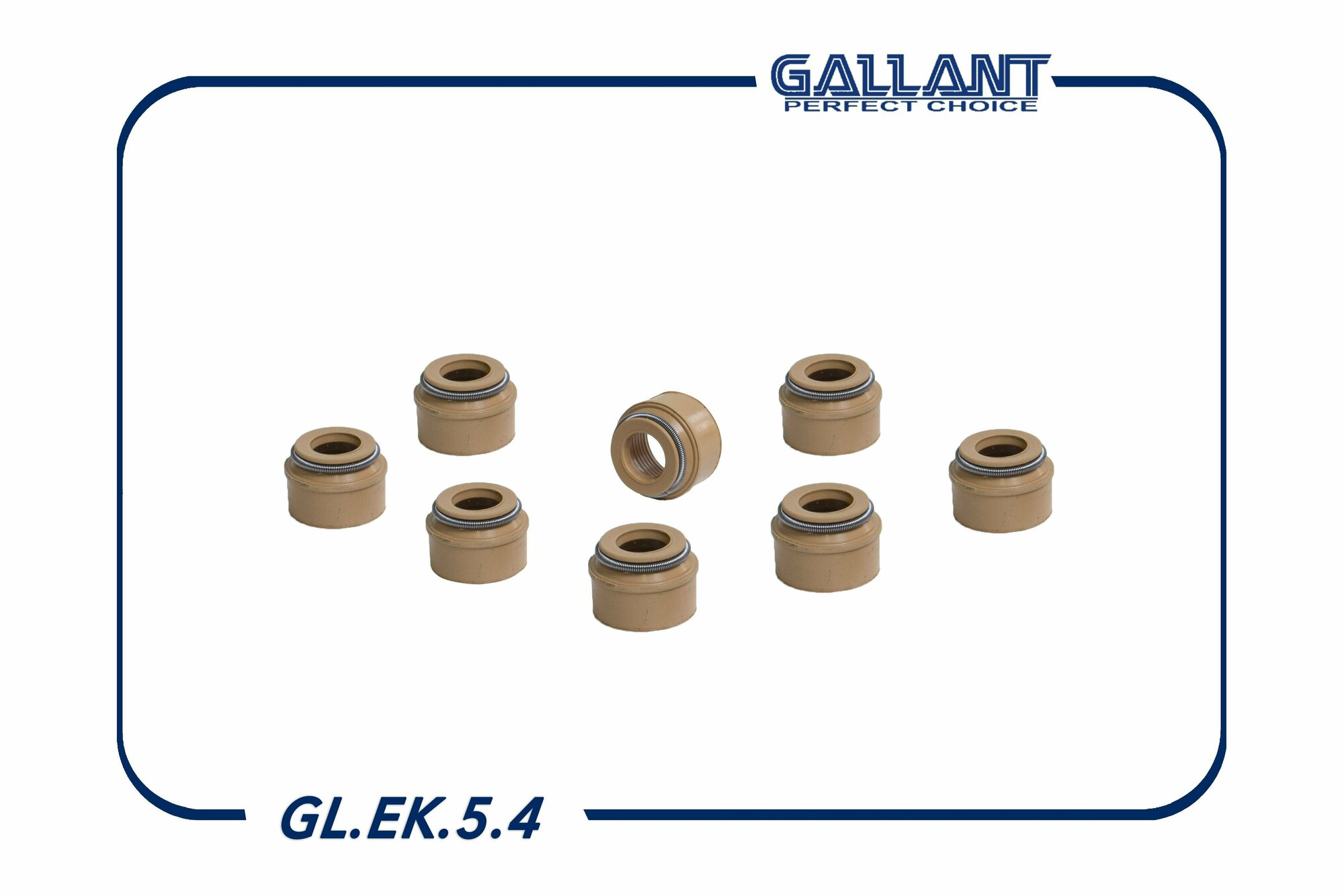 Колпачки маслосъемные 2101-099,2121-213 8кл 8шт. G, GALLANT GLEK54