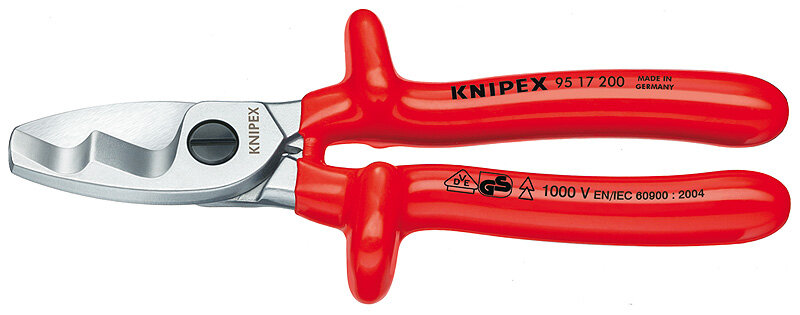 Ножницы для резки кабелей с двойными режущими кромками KNIPEX KN-9517200