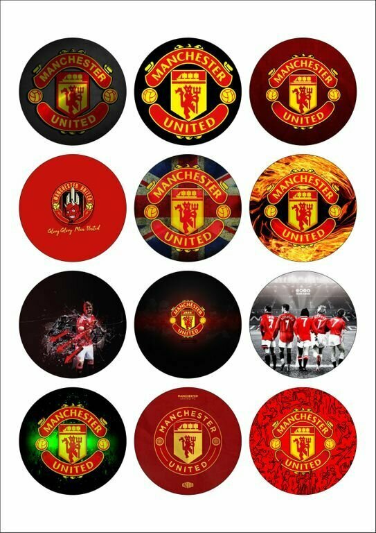 Наклейки Manchester United, Манчестер Юнайтед №2