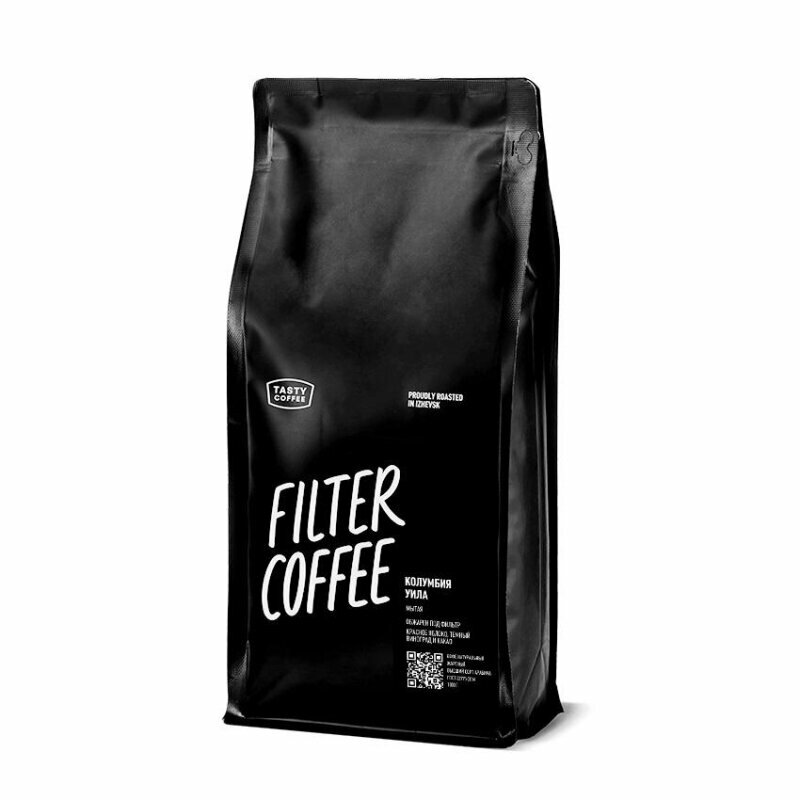 Кофе в зернах Tasty Coffee Колумбия Уила, 1кг 1878408