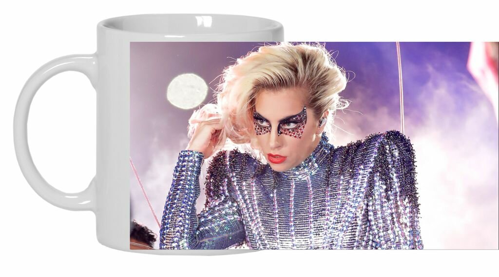 Кружка Леди Гага, Lady Gaga №2, Обычная