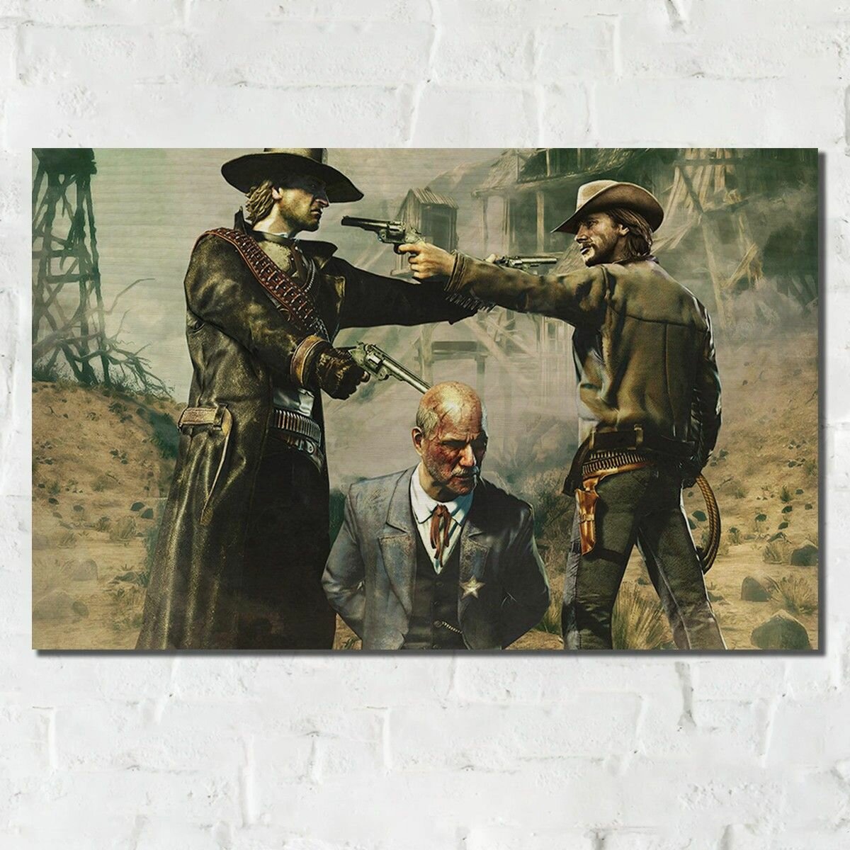 Картина интерьерная на дереве Call Of Juarez Картель - 15085