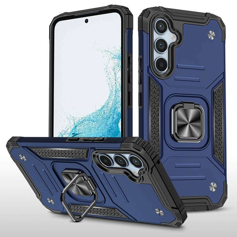 Противоударный чехол Legion Case для Samsung Galaxy A54 синий