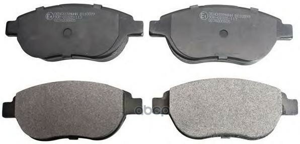 К-т дисков. тормоз. колодок CITROEN C3 02- C4 04- XSARA 97- PEUGEOT 207 06- 307 00- Denckermann арт. B110599
