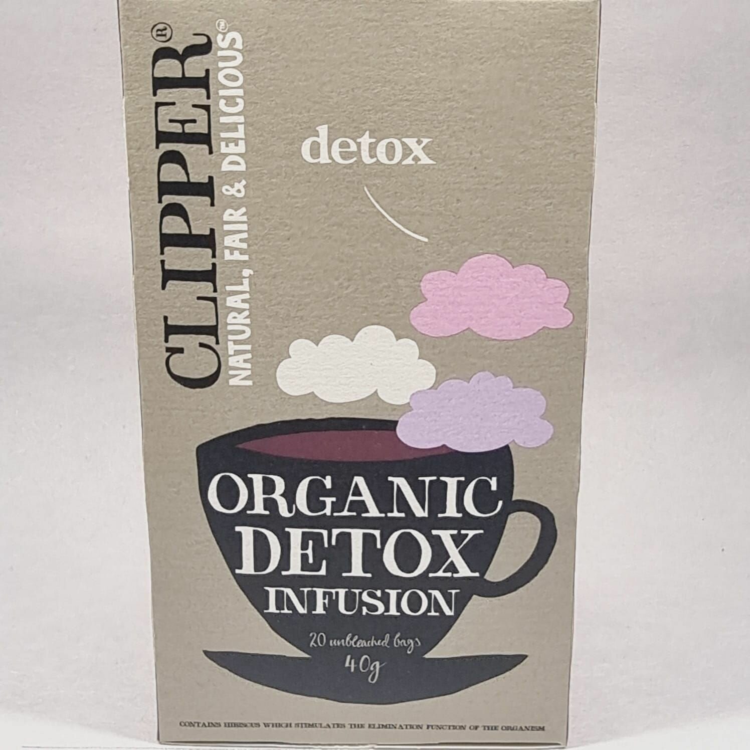 Чай травяной CLIPPER "DETOX INFUSION" 20 пакетиков 40 г (из Финляндии)