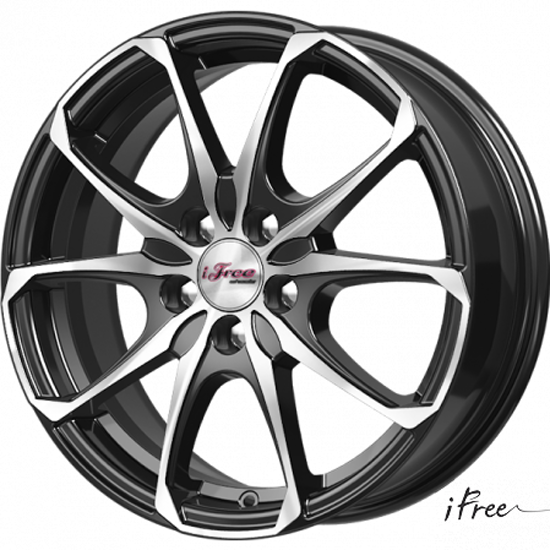 Диск Ifree Такеши 6x16/4x100 D67.1 ET40 Блэк Джек