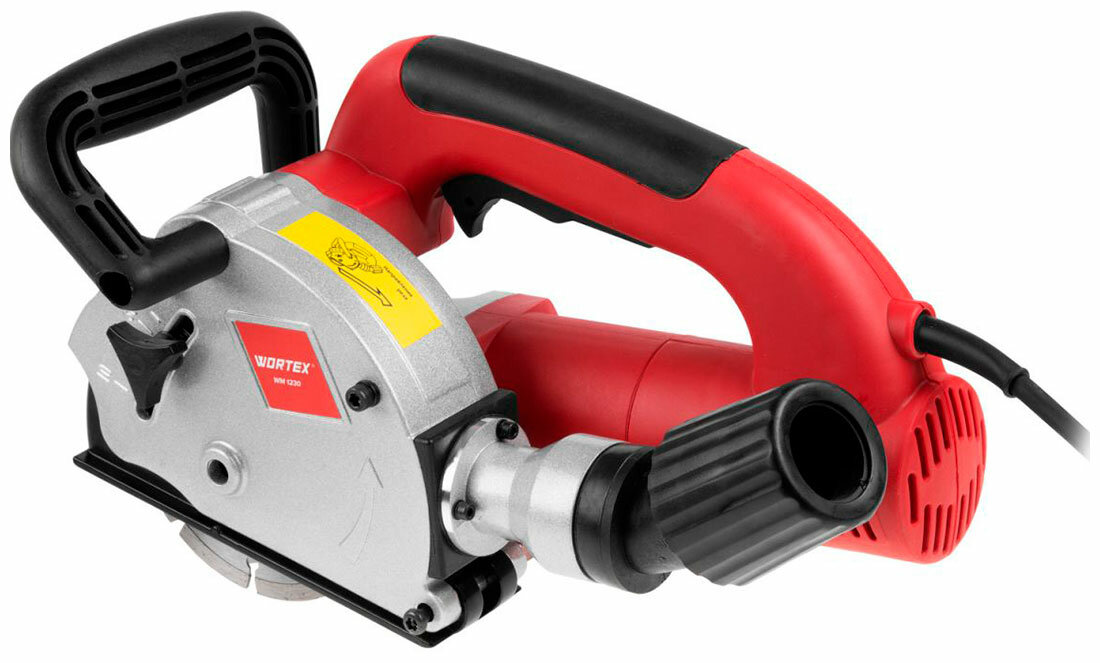 Штроборез Wortex WM 1230, в чемодане, 1320 Вт, 125 мм, глубина до 30 мм, вес 4 кг (0330247)