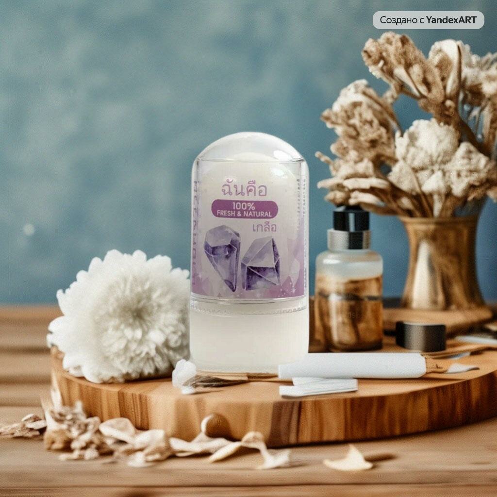 Crystal body Дезодорант Кристалл универсальный 100% натуральный, без запаха, 60гр * 2шт