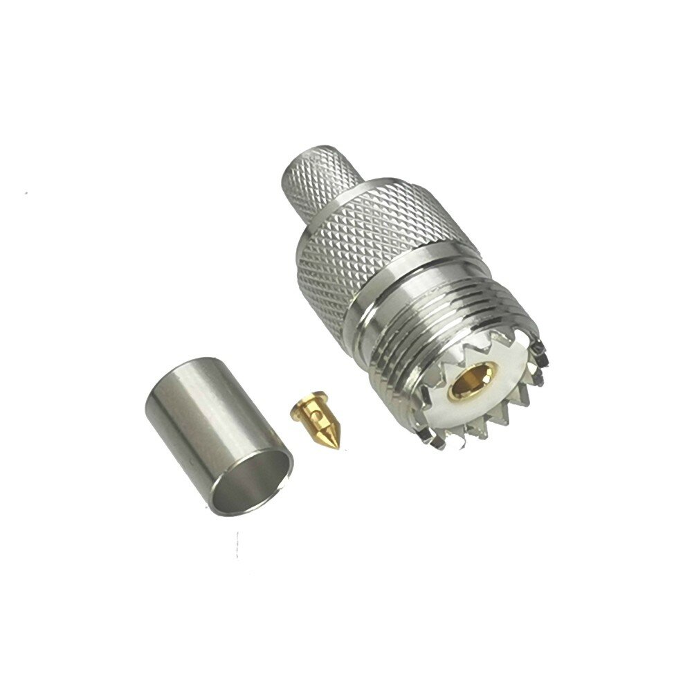 Разъём UHF-female обжимной для кабеля 5D-FB