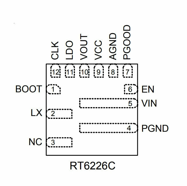Микросхема RT6226CGQUF KD=
