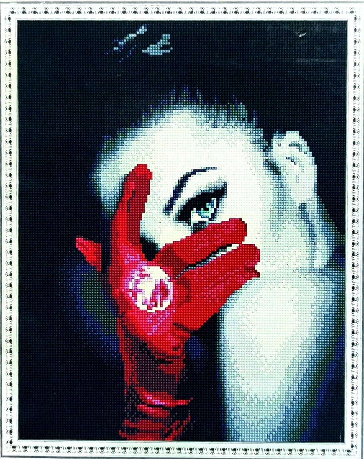 Алмазная мозаика Paintboy "Роза", полная выкладка, круглые стразы, 40x50 см
