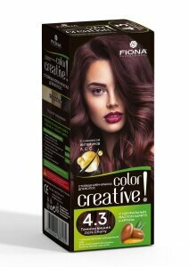 Краска для волос Fiona Creative color тон 4.3 , Тёмная вишня
