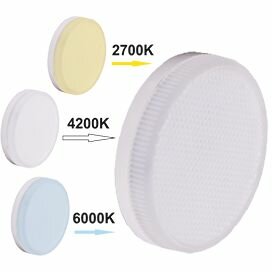 Ecola GX53 LED Premium 10,0W Tablet 220V с изменяемой цв. темп. (2700/4200/6000K) матовая 27x75