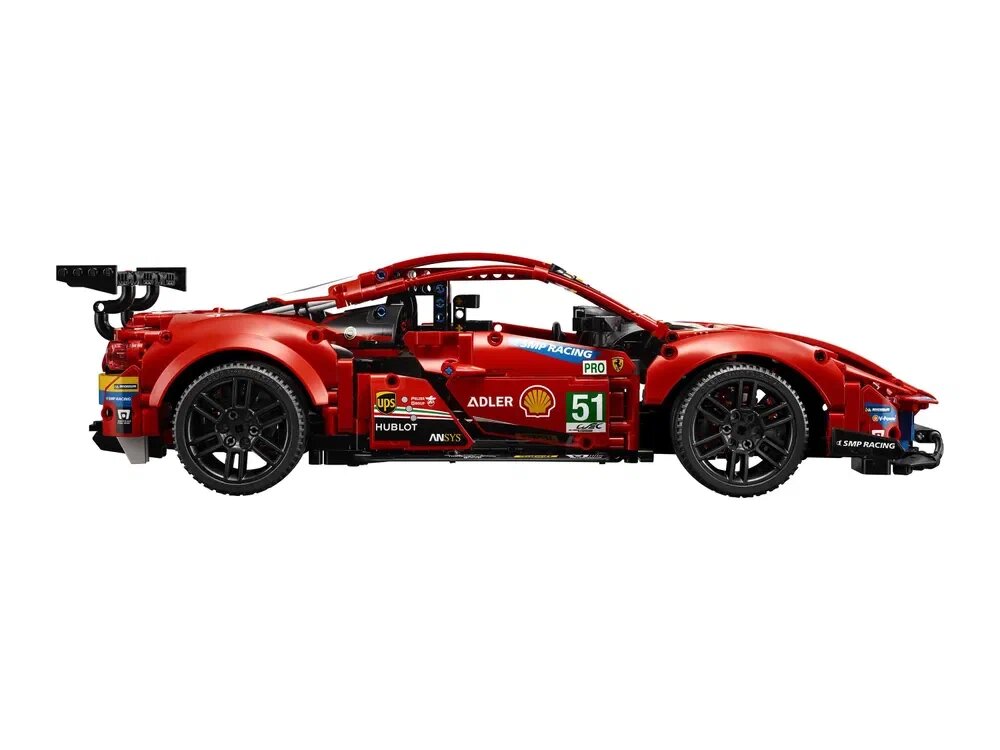 Конструктор/ Technic/ Ferrari 488 GTE AF Corse/ Феррари/ 1677 деталей/ 40031/ сыну/ мальчику