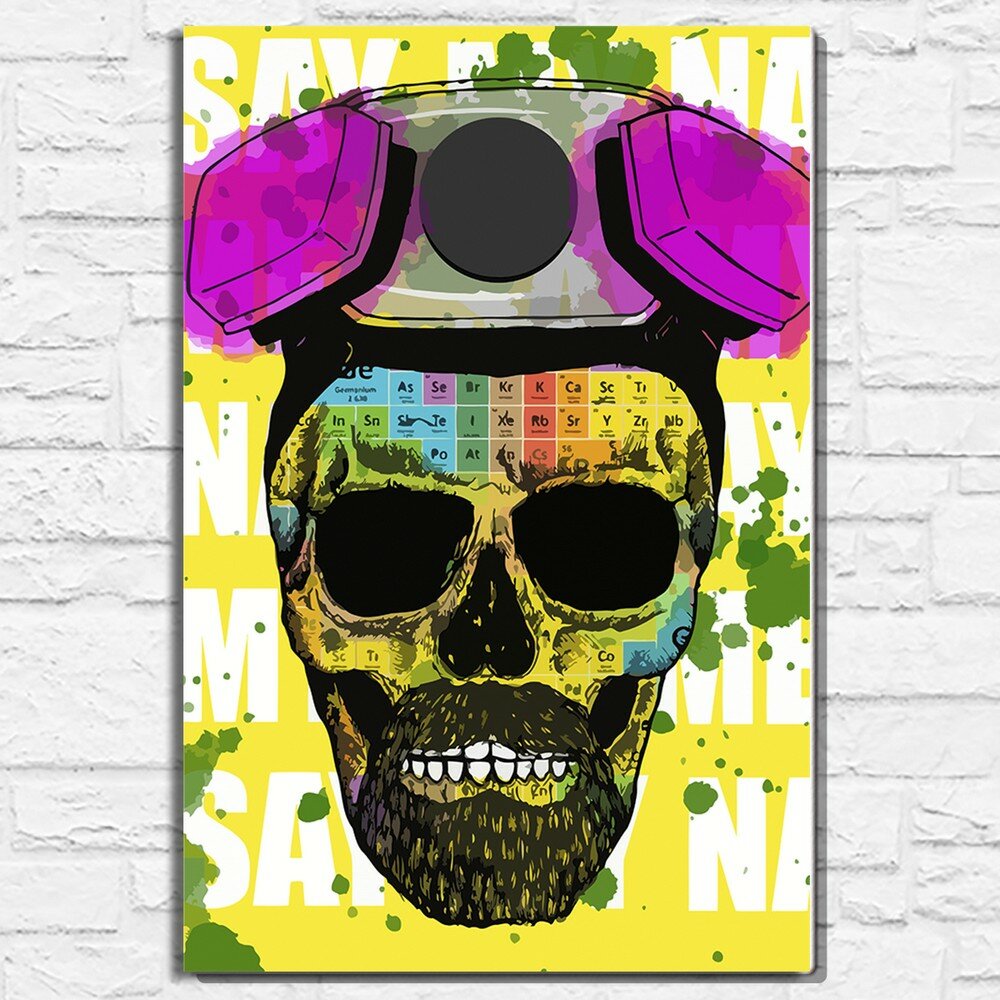 Картина по номерам на холсте сериал Breaking Bad (Хайзенберг, Уолтер Уайт) - 13645 В 60x40
