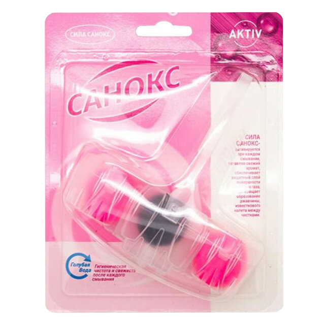 Подвеска для унитаза санокс Color Fresh Фруктовый 1х40г