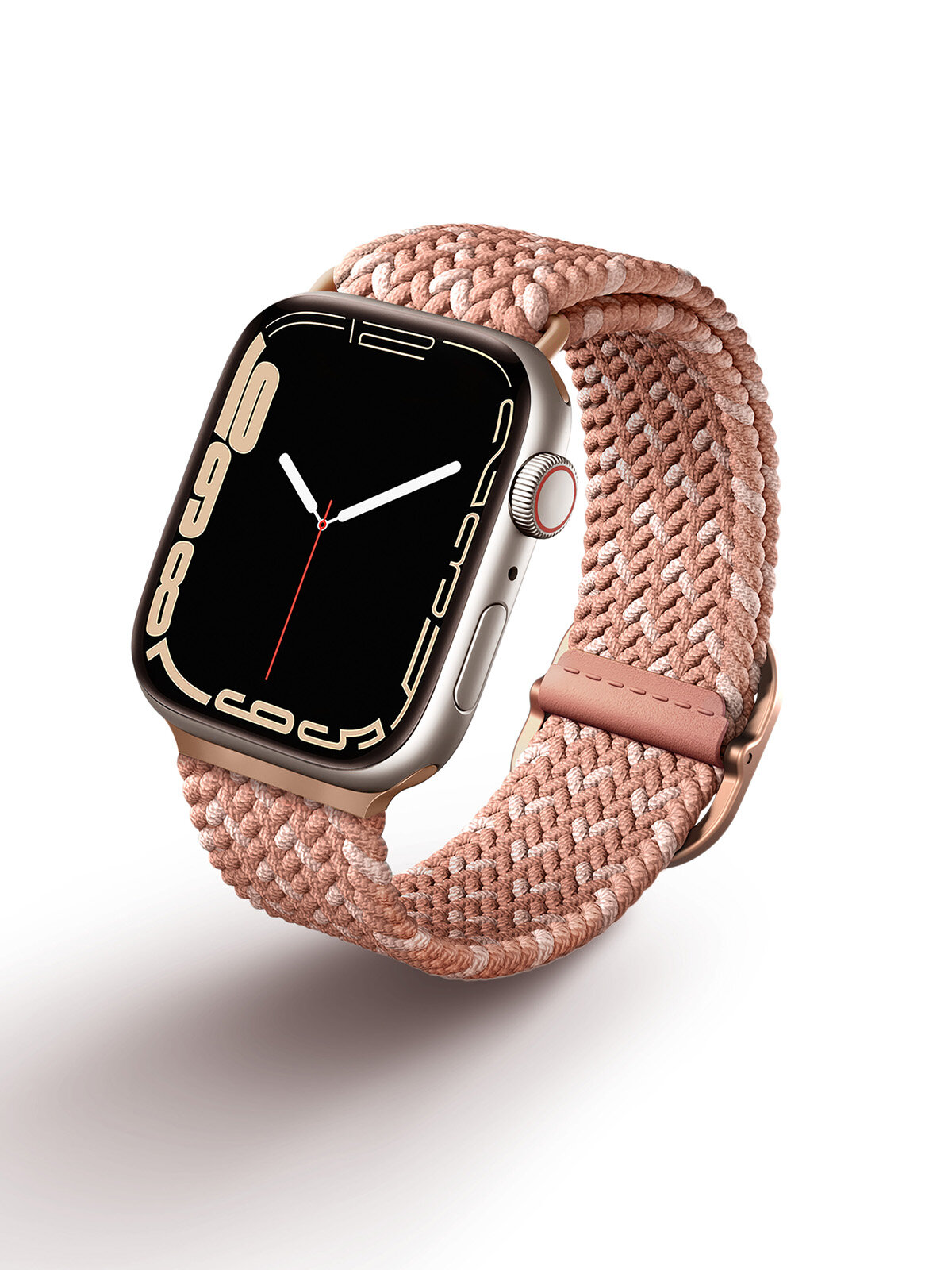 Uniq для Apple Watch 40/41/42 мм ремешок ASPEN Design strap Braided Citrus pink