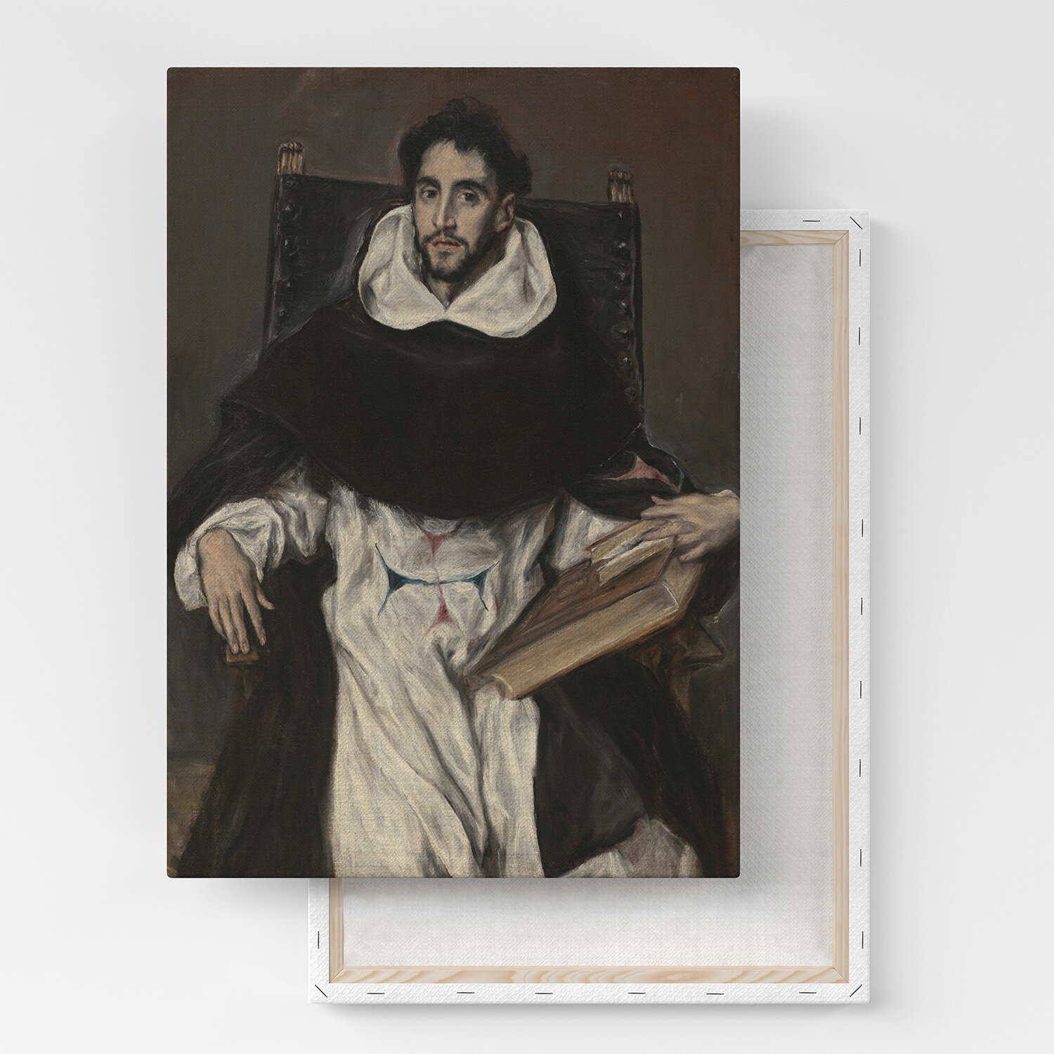 Картина на холсте, репродукция / Эль Греко - Fray Hortensio Felix Paravicino / Размер 60 x 80 см