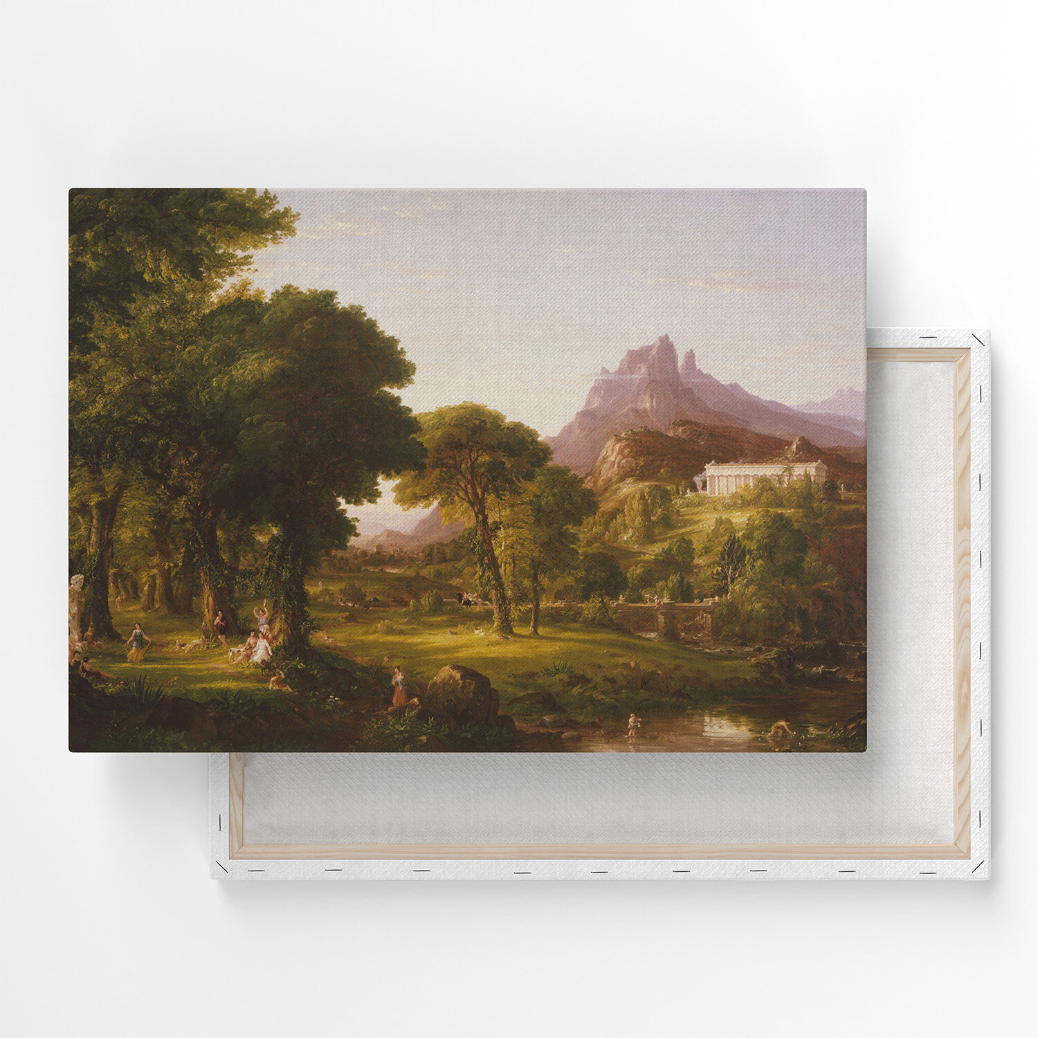 Картина на холсте, репродукция / Томас Коул - Dream of Arcadia / Размер 40 x 53 см