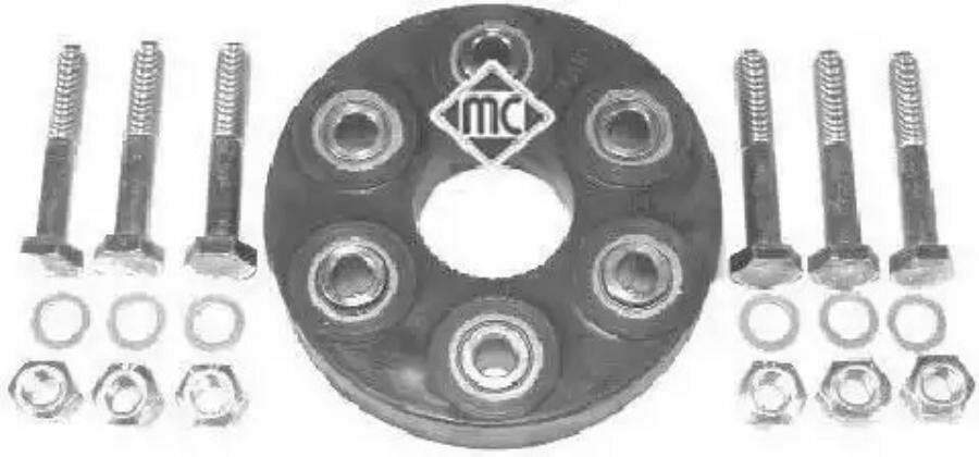 METALCAUCHO 00735 муфта кардана MER W201/W202/W124/W210 1.8-3.0D 82-01