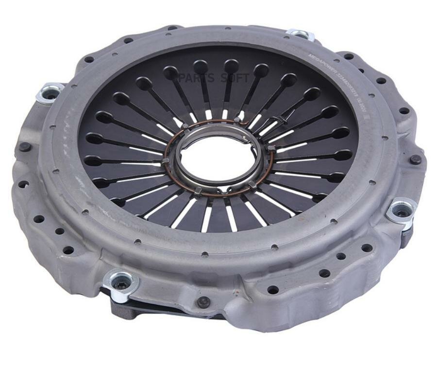 MEGAPOWER Диск сцепления нажимной МАЗ-631208,643008 КПП SHAANXI 9JS (323482083219, 3482083032) (MEGAPOWER)