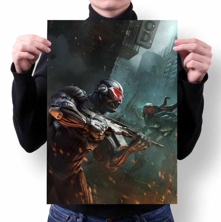 Плакат Crysis, Кризис №10, А4 (29-21 см)