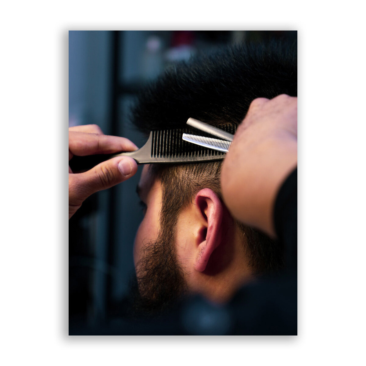 Постер, плакат на бумаге / Для Барбершопа / Размер 30 x 40 см