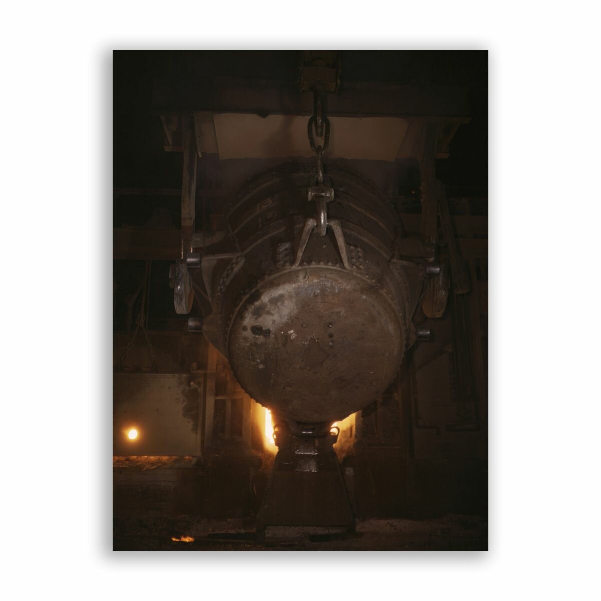 Постер, плакат на бумаге / Металлургические цеха 40-х годов / Размер 60 x 80 см