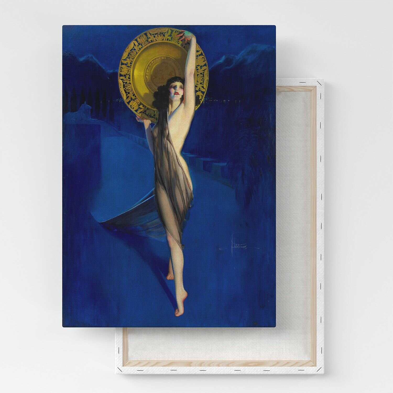 Картина на холсте, репродукция / Пин-ап / Рольф Армстронг - The Enchantress / Размер 30 x 40 см