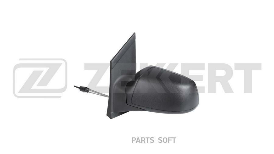 ZEKKERT SP-4155 Зеркало в сборе левое / текстурное / выпуклое / трос регул / Ford Focus II 04- ()