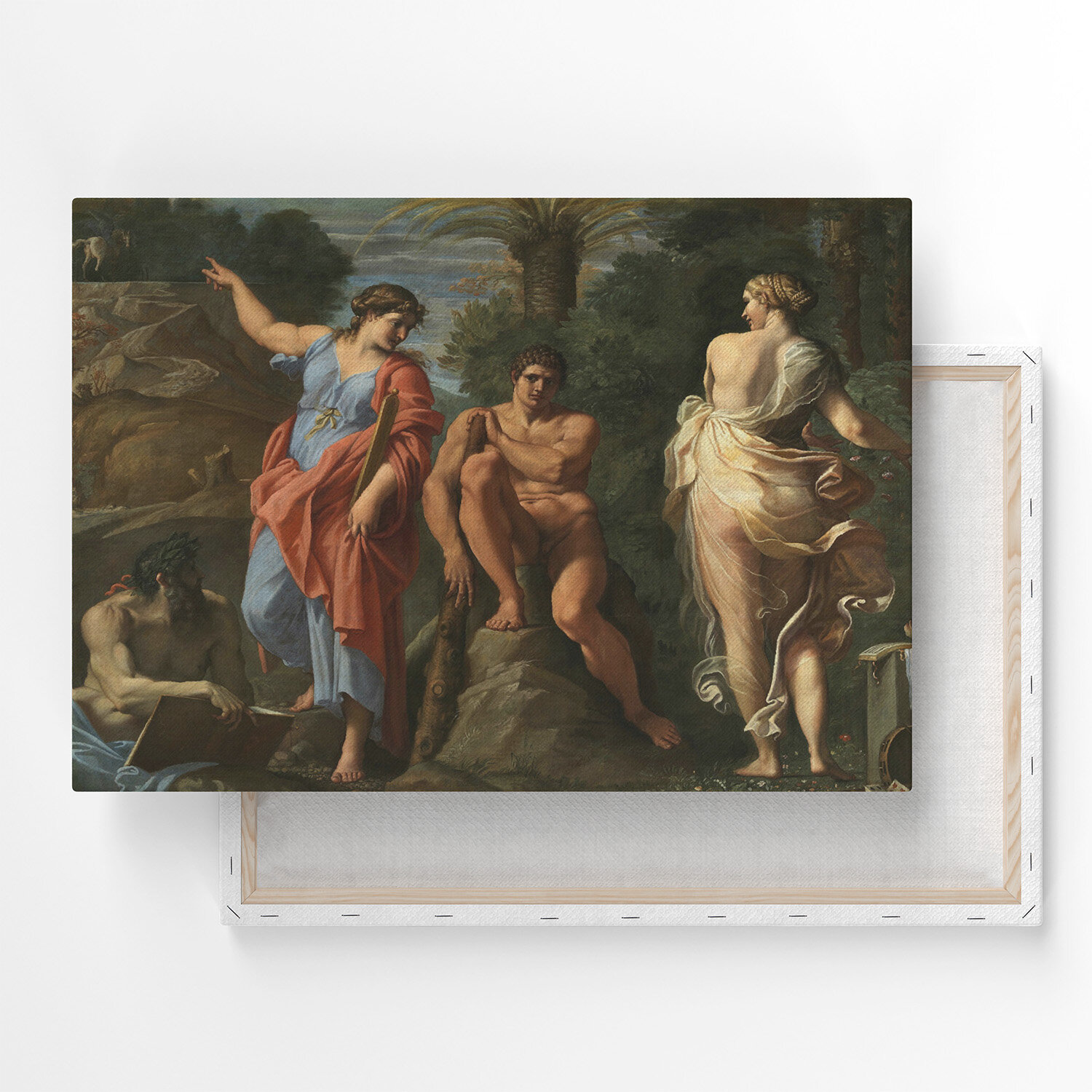 Картина на холсте, репродукция / Аннибале Карраччи - Hercules at the Crossroads / Размер 30 x 40 см