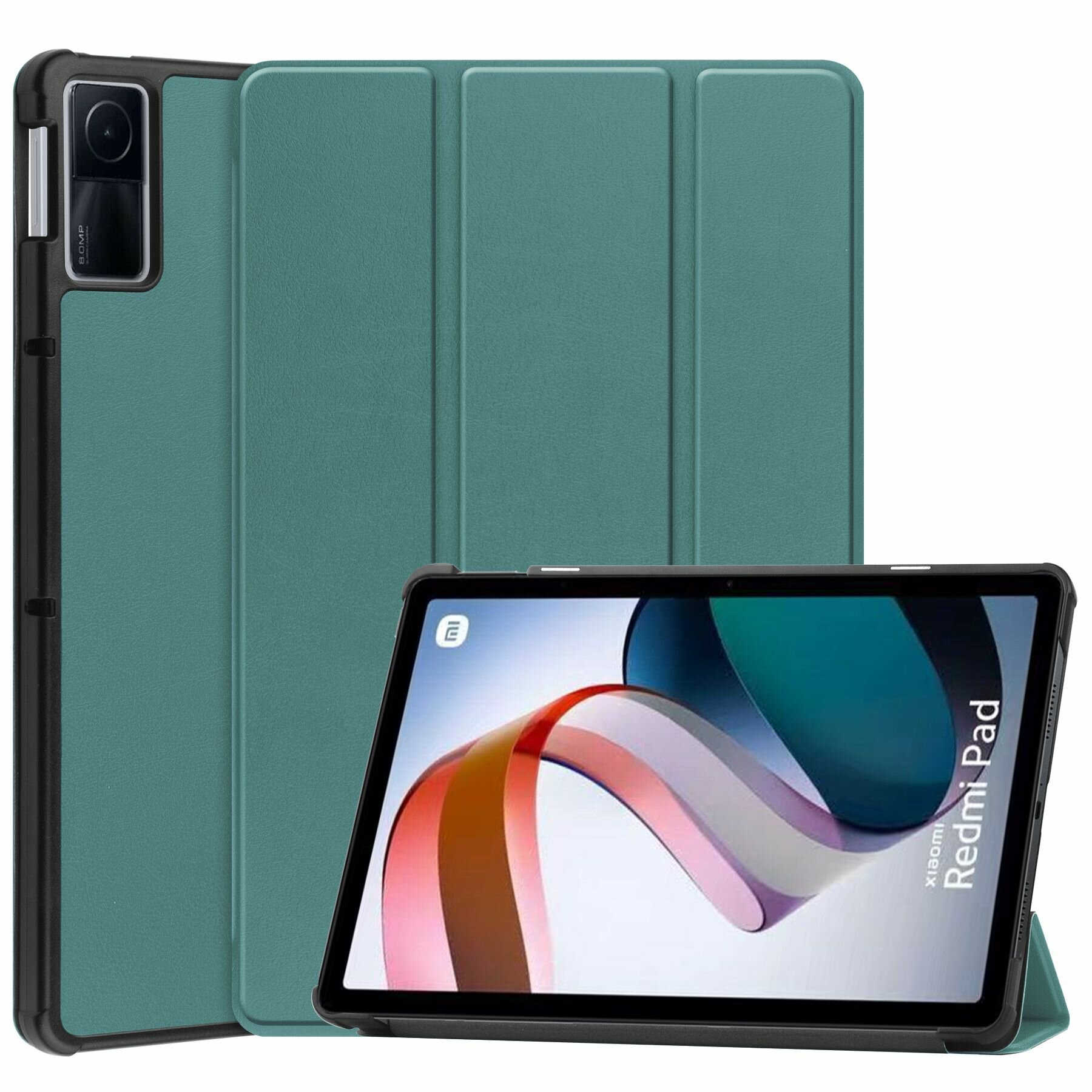 Чехол для Xiaomi Redmi Pad 10.61" / Redmi Pad 10.6" (2022) темно-зеленый