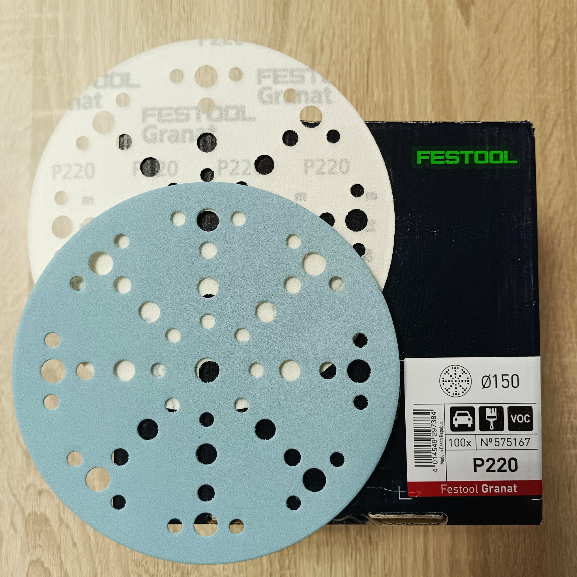 Шлифовальные круги Granat STF D150мм. /48 P220 GR/10 575167 - 10