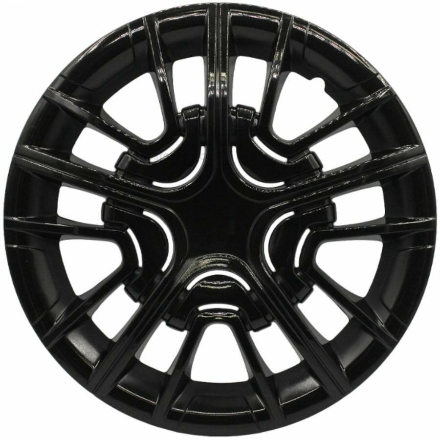 RED MARK RM11367 Колпак колеса R13 Шерифф черный глянец (пруж) кт 4 шт.(2+2) REDMARK