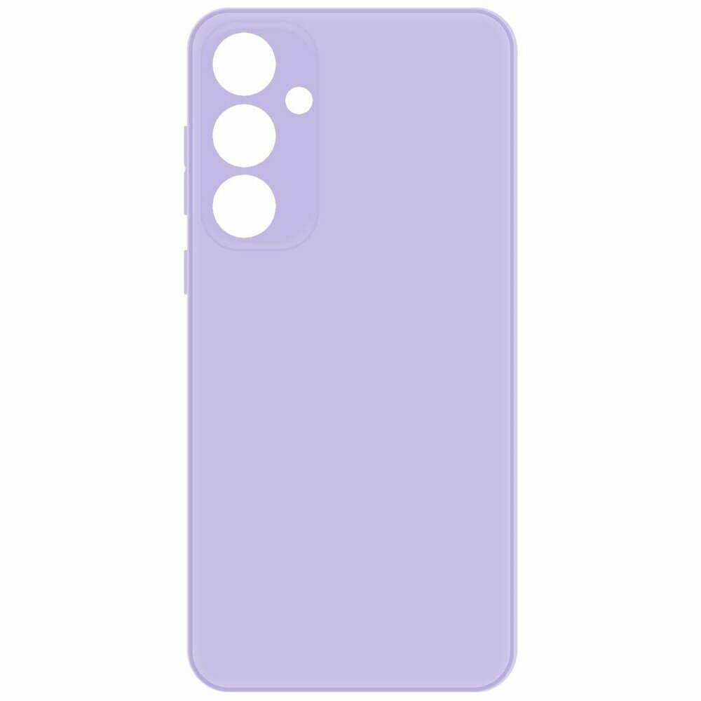 Чехол-накладка Krutoff Silicone Case для Samsung Galaxy A35 5G (A356) лаванда