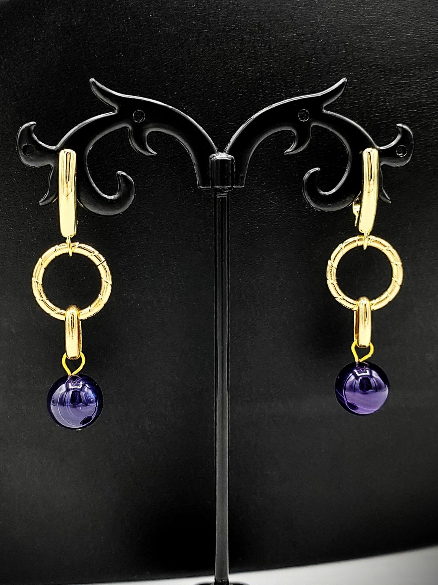 Серьги Apsara, агат