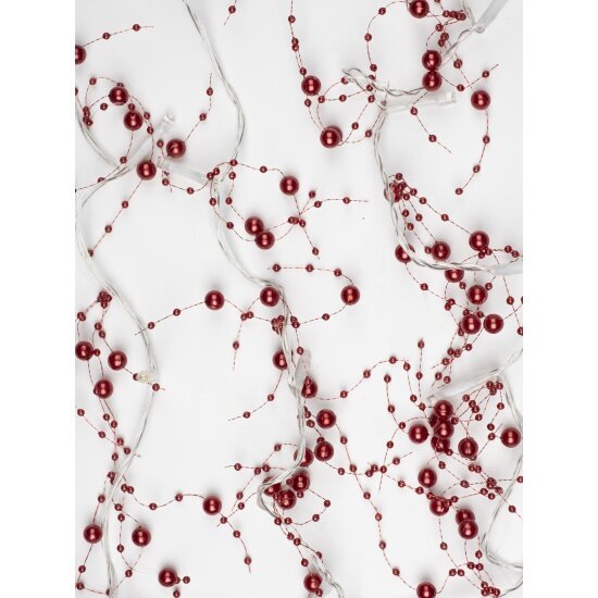 Электрогирлянда Magic Time Бусины в красном на 20 LED ламп, длина 200 cм