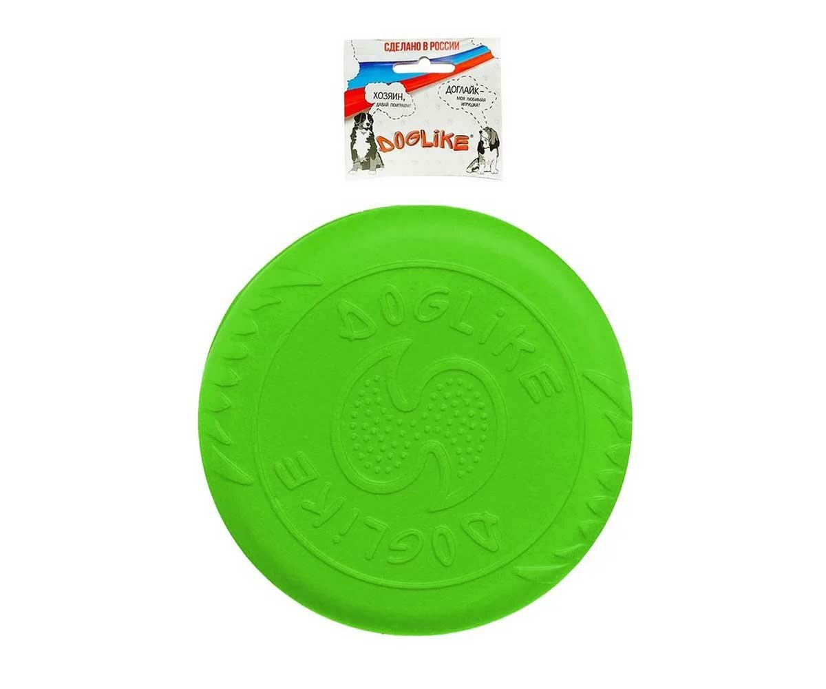 Игрушка Doglike тарелка летающая средняя dt-0399 зеленый