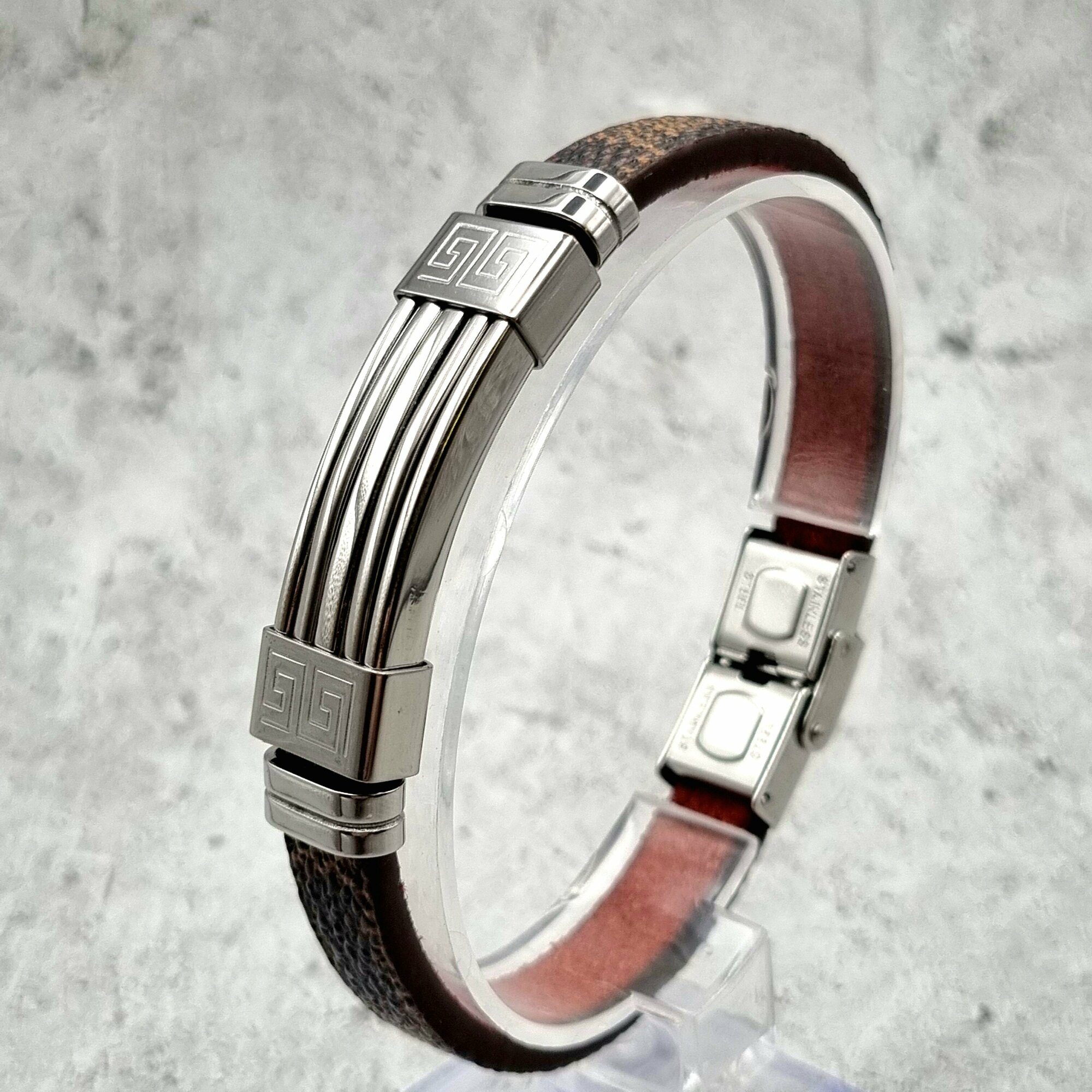 Плетеный браслет, металл