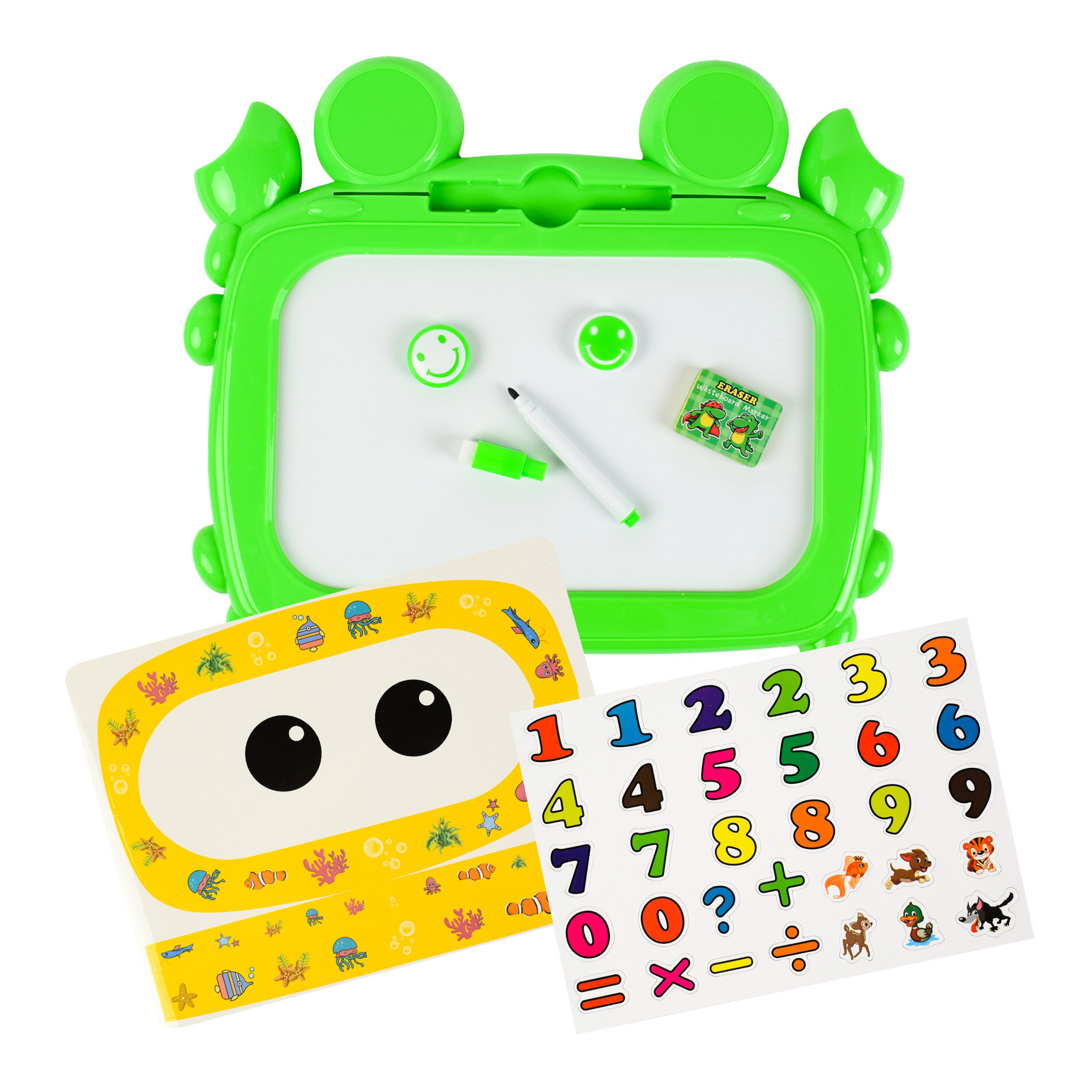 Доска для рисования Miksik "Краб", 2 в 1, пластик, 32x3x29 см