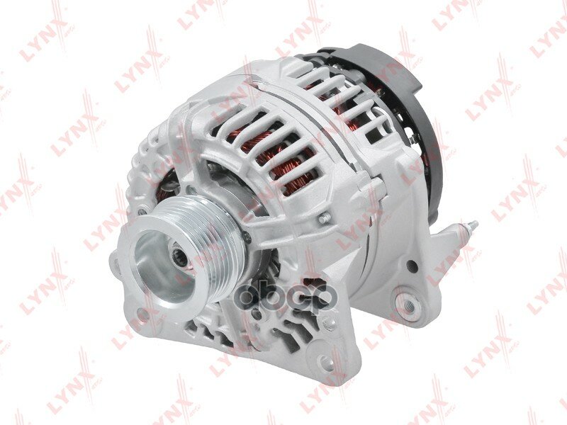 Генератор! 12V 90A со шкивомAudi A3/TT, VW Golf IV/Bora, Skoda Fabia/Octavia 1.4-1.8 98> LYNXauto арт. EA1312 — фото 1