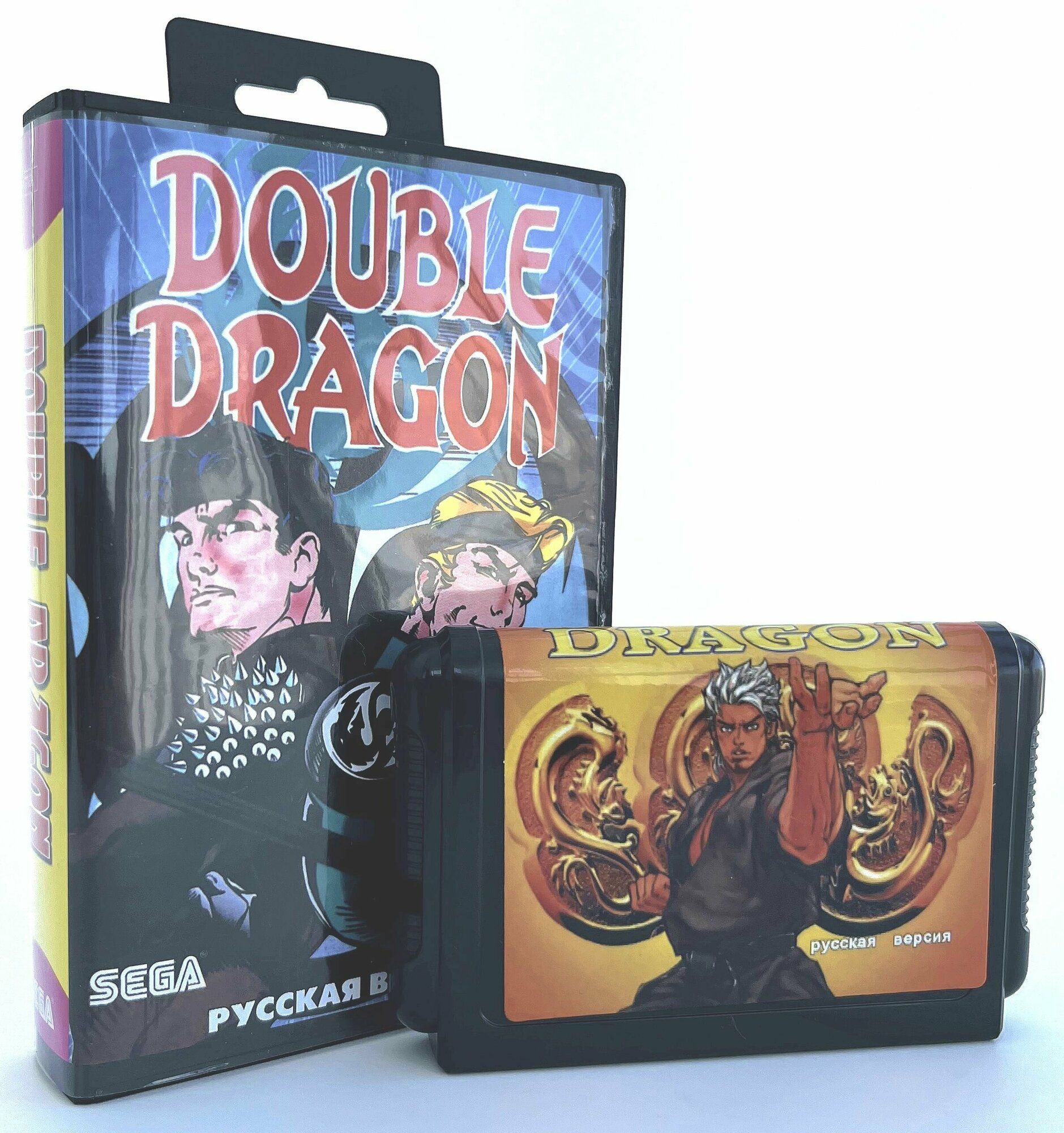 Игра Double Dragon для Sega 16бит Русская версия